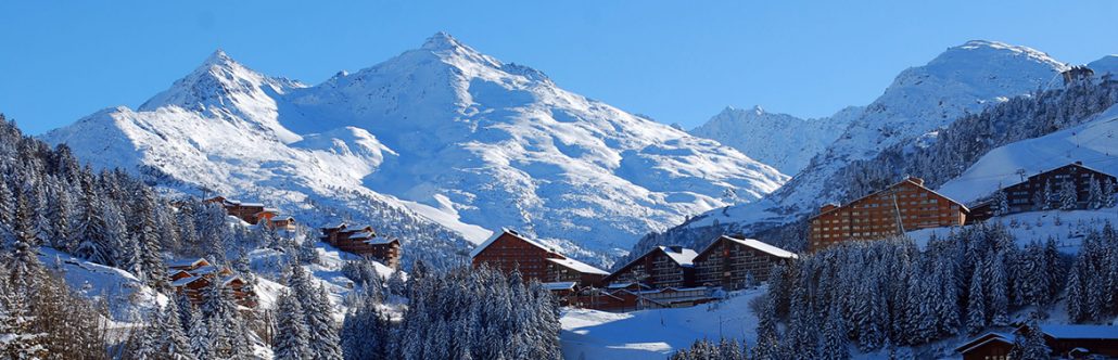 The ski resort of Meribel Mottaret in the 3 Valleys